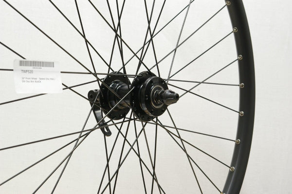 The Cycle Division 26″ Front Wheel Sealed Hub Black Disc QR - TWF520 ...